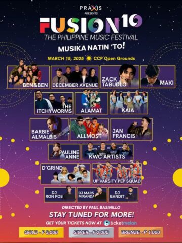 Fusion The Philippine Music Festival: Isang Dekadang Musika - Sumber ...